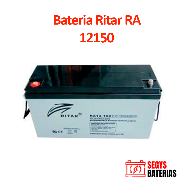 Bateria Ritar RA 12150 :: SEGYS BATERÍAS