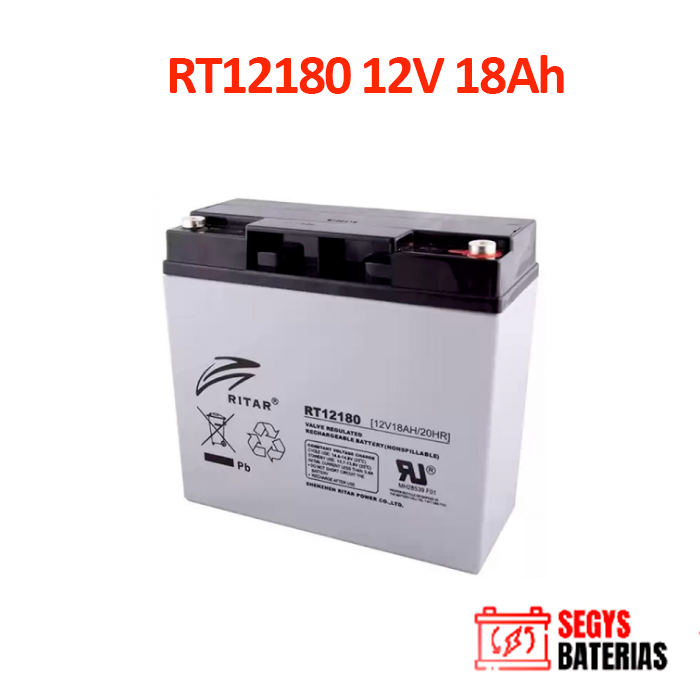 RT12180 12V 18Ah :: SEGYS BATERÍAS